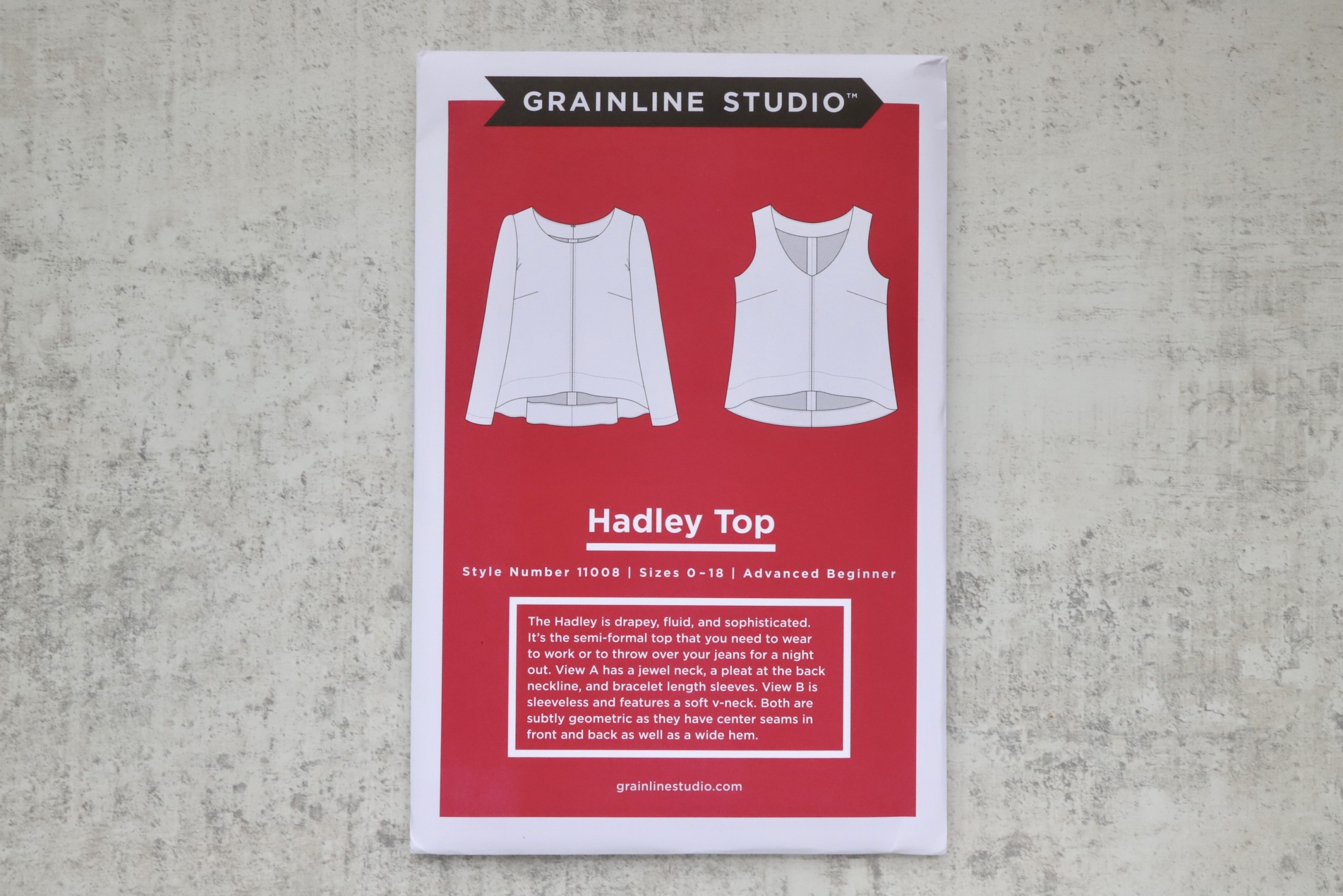 Grainline Studio - Hadley Top - Paper Pattern - Sizes 0-18 - Dot To Dot ...