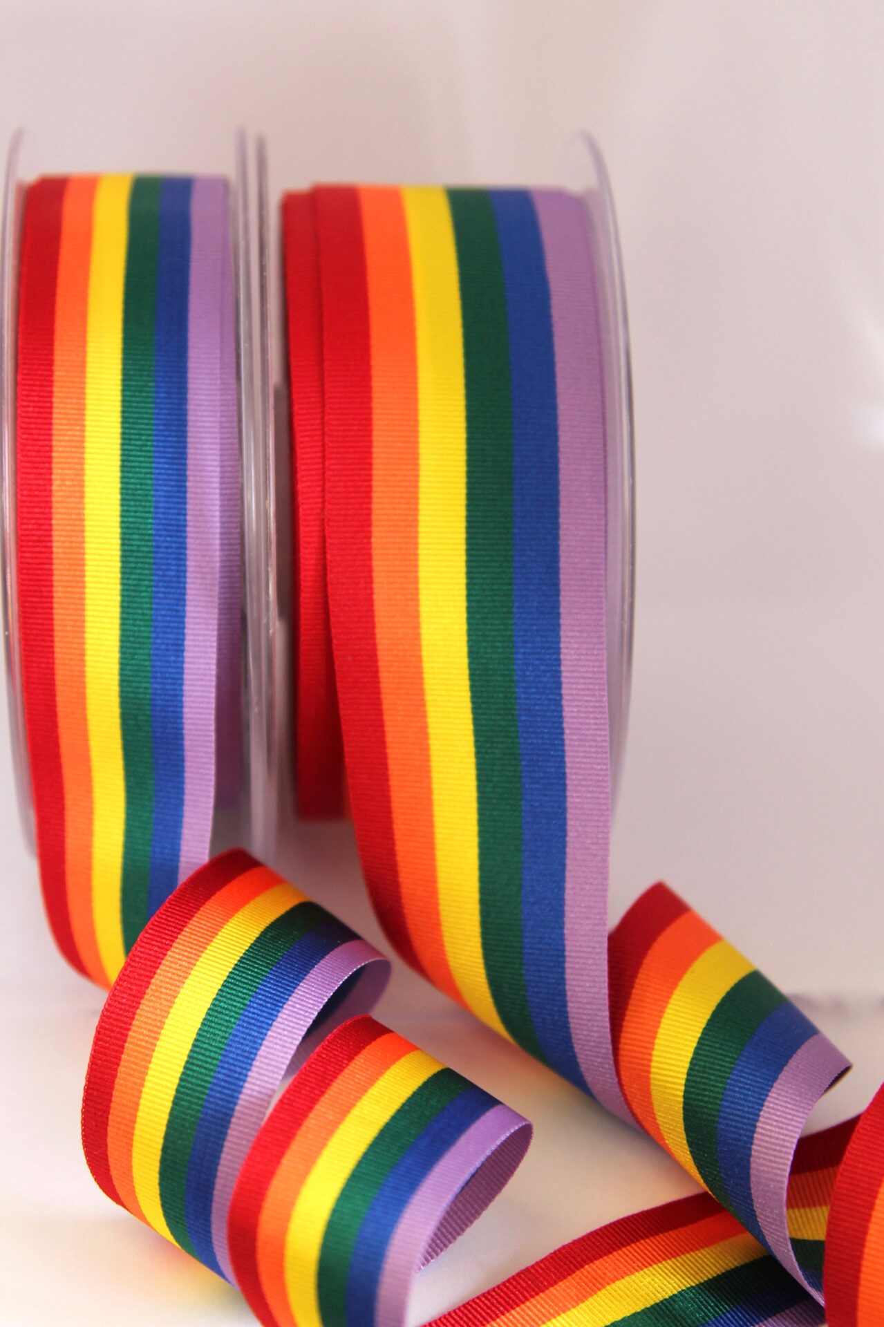 Rainbow Grosgrain Ribbon - 10mm/15mm/25mm/35mm Wide - Dot To Dot Studio