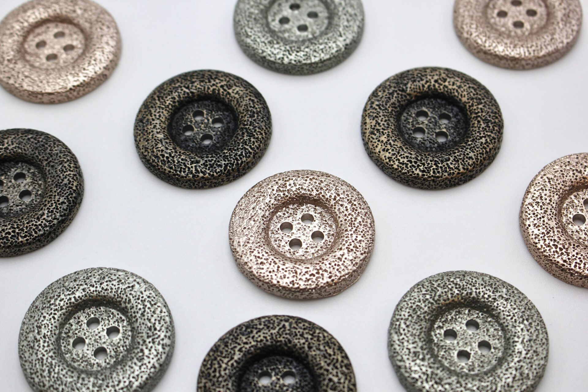 Chunky Lightweight Pumice Effect Buttons - 38mm - Dot To Dot Studio