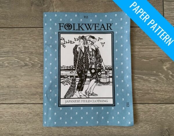 Japanese Field Clothing Paper Sewing Pattern- Folkwear Pattern - Dot To ...