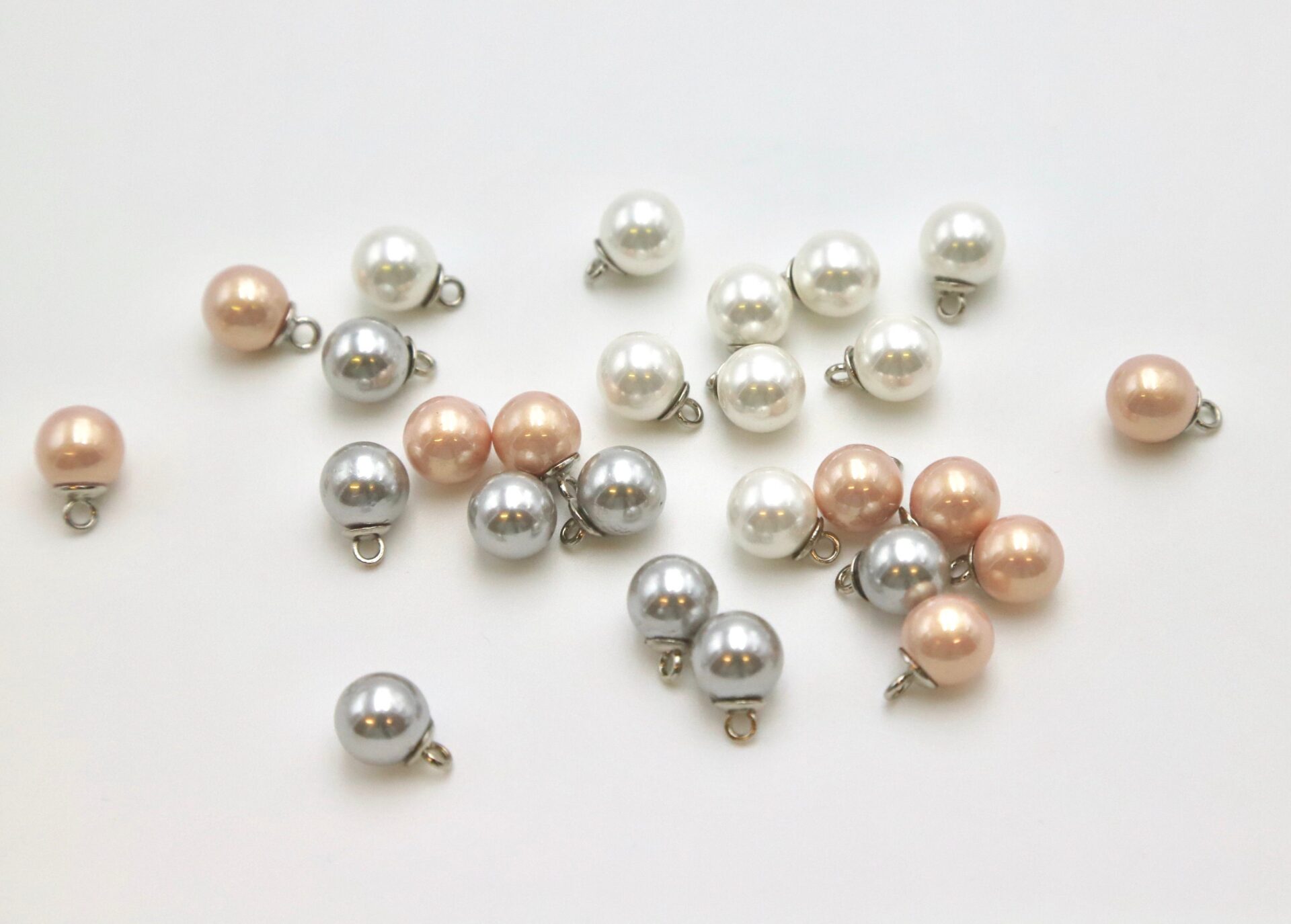 Pearl Ball Buttons - 10mm | Dot To Dot Studio