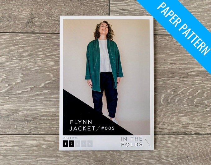 Flynn Jacket Paper Sewing Pattern - In The Folds | Dot To Dot Studio