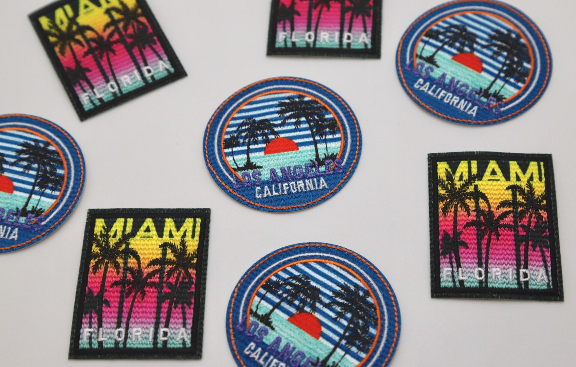 Miami and California Backpacker Patch | Dot To Dot Studio