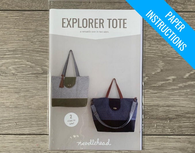 Noodlehead Explorer Tote Pattern | Dot To Dot Studio