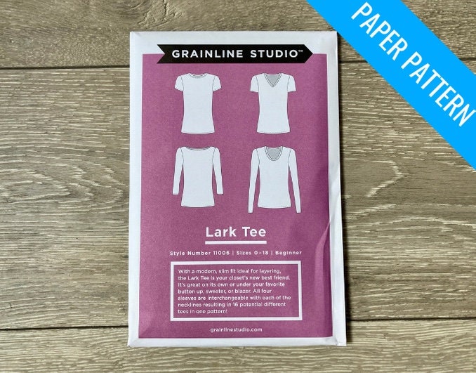 Lark Tee Paper Sewing Pattern - Grainline Studio - Dot To Dot Studio