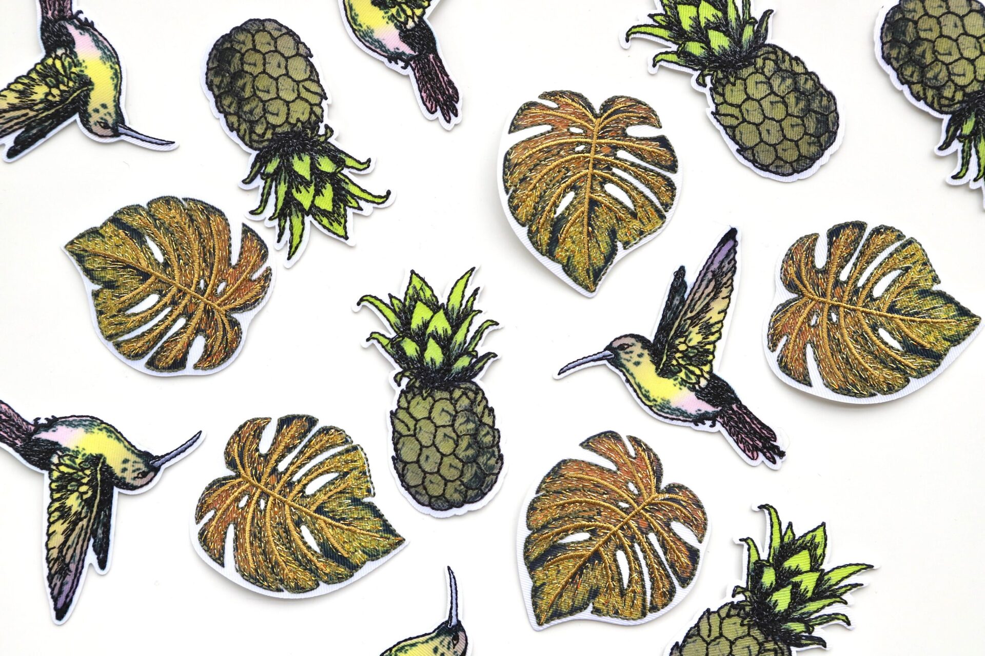 Tropical Iridescent Patches - Dot To Dot Studio