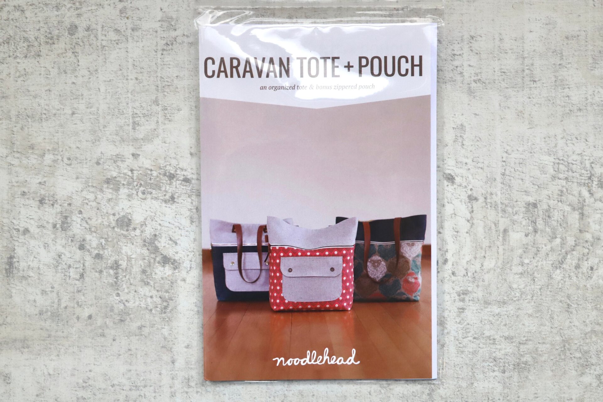 Noodlehead - Caravan Tote Bag & Pouch - Paper Sewing Pattern - Dot To ...