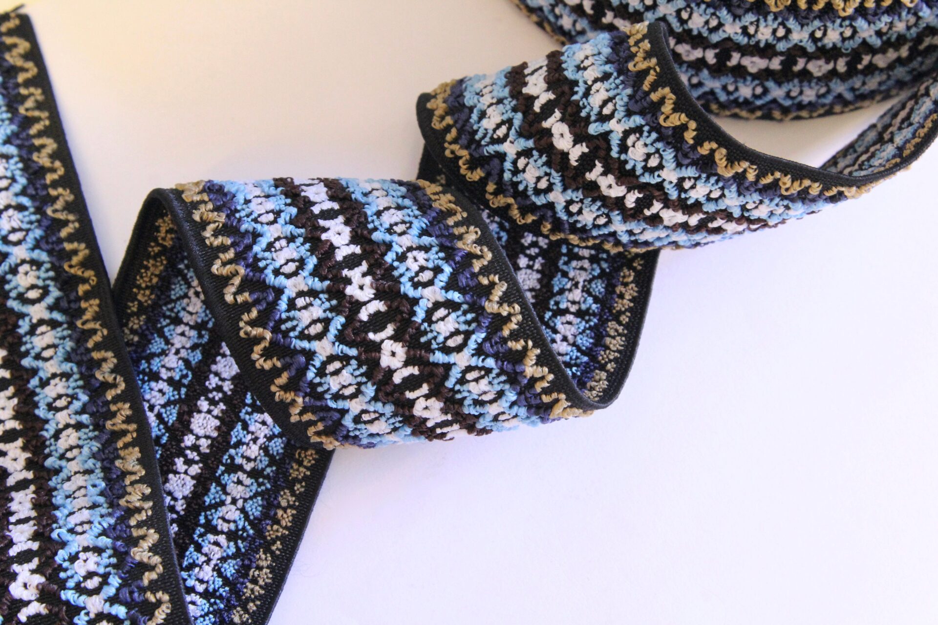 Woven Design Elastic - 50mm Elastic - Dot To Dot Studio