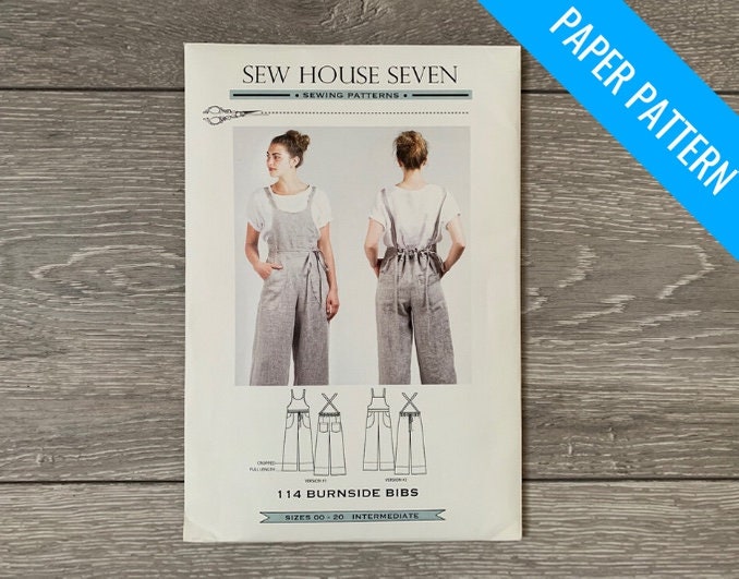 Burnside Bibs - Sew House Seven - Dot To Dot Studio