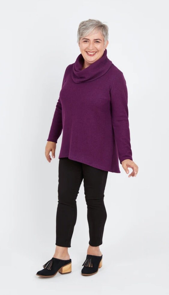 Tobin Sweater Paper Sewing Pattern - Cashmerette - Dot To Dot Studio