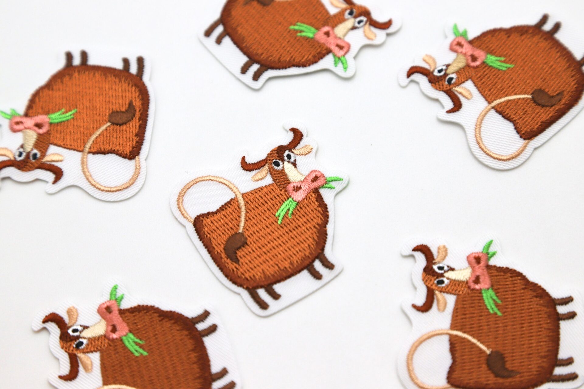 Quirky Animal Patches - Elephant, Giraffe, Cow, Frog | Dot To Dot Studio