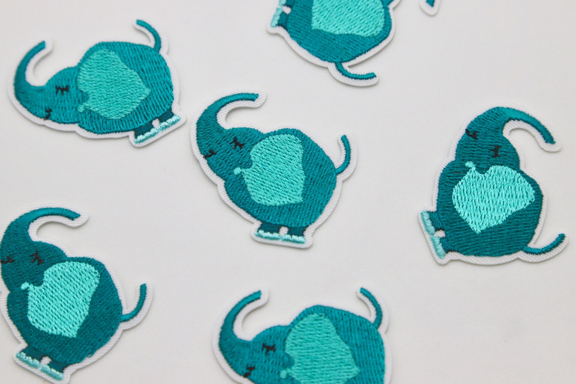 Quirky Animal Patches - Elephant, Giraffe, Cow, Frog | Dot To Dot Studio