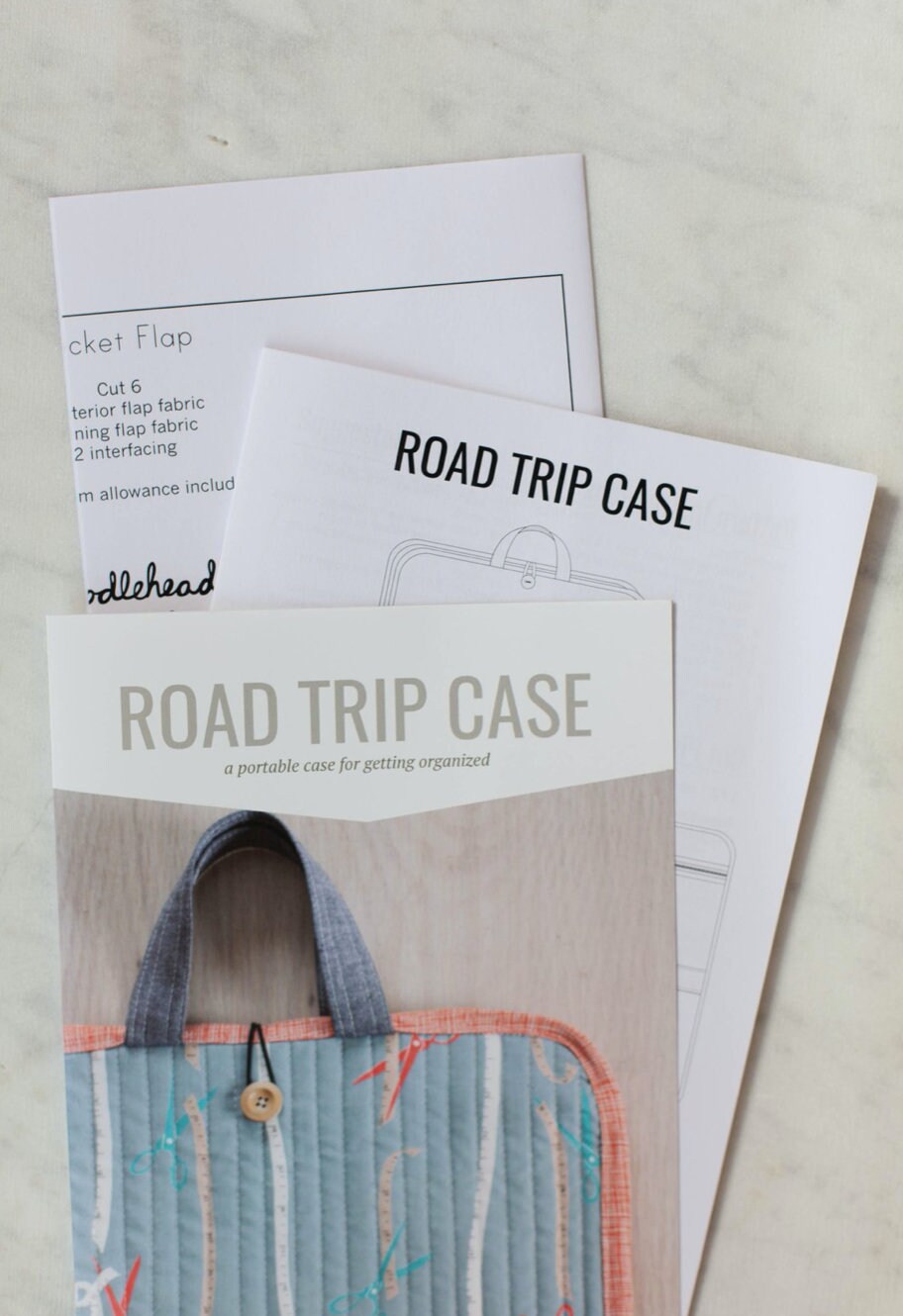 Noodlehead - Road Trip Case - Paper Pattern | Dot To Dot Studio
