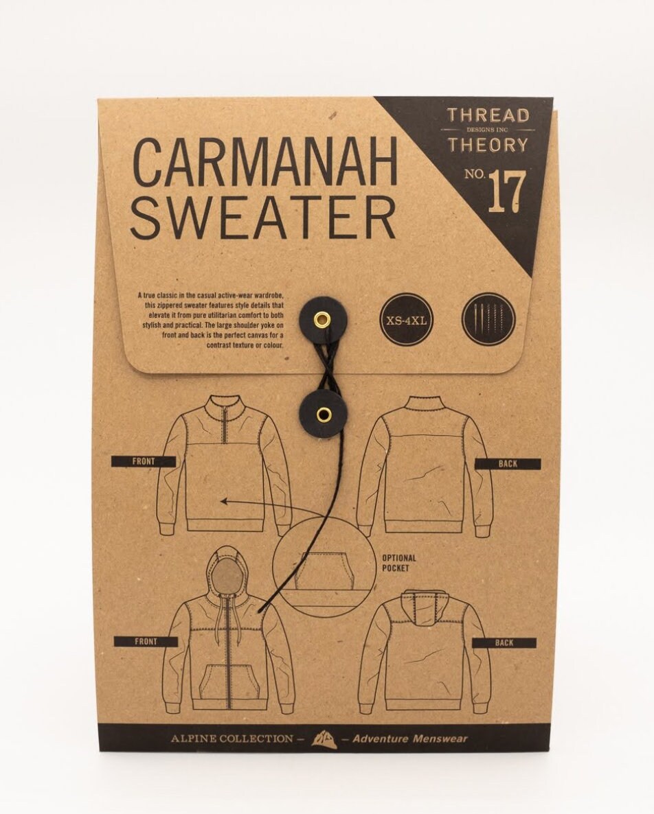 Thread Theory Designs - Carmanah Sweater - Paper Pattern - Dot To Dot ...