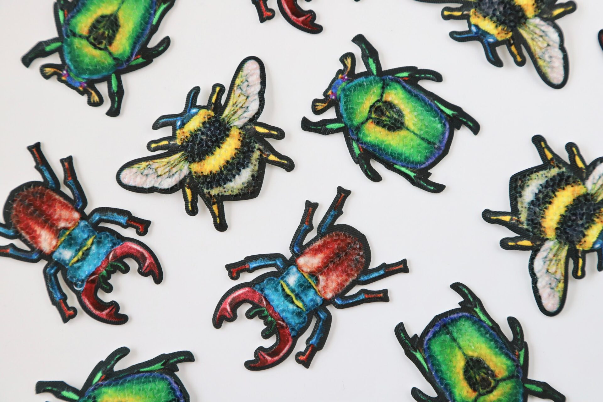 Sequinned Insect Patches - Dot To Dot Studio