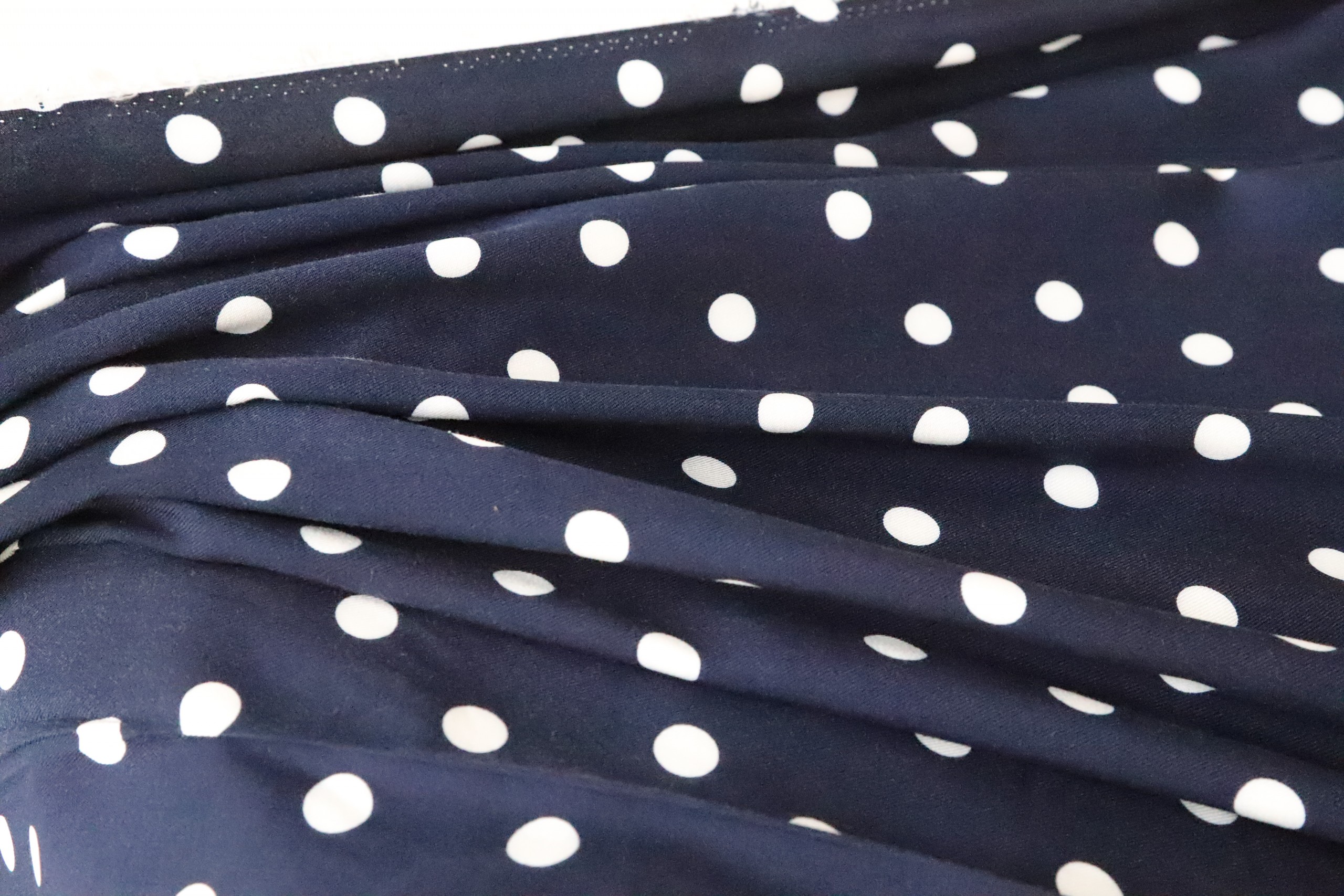 Navy Polka Dots - Dot To Dot Studio