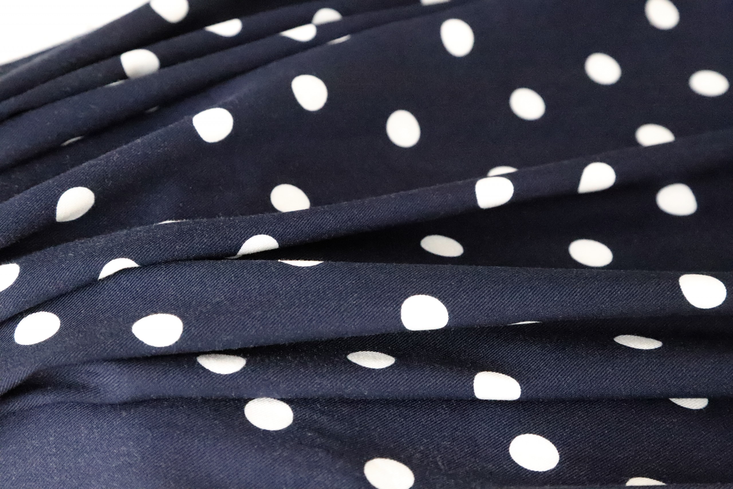 Navy Polka Dots - Dot To Dot Studio