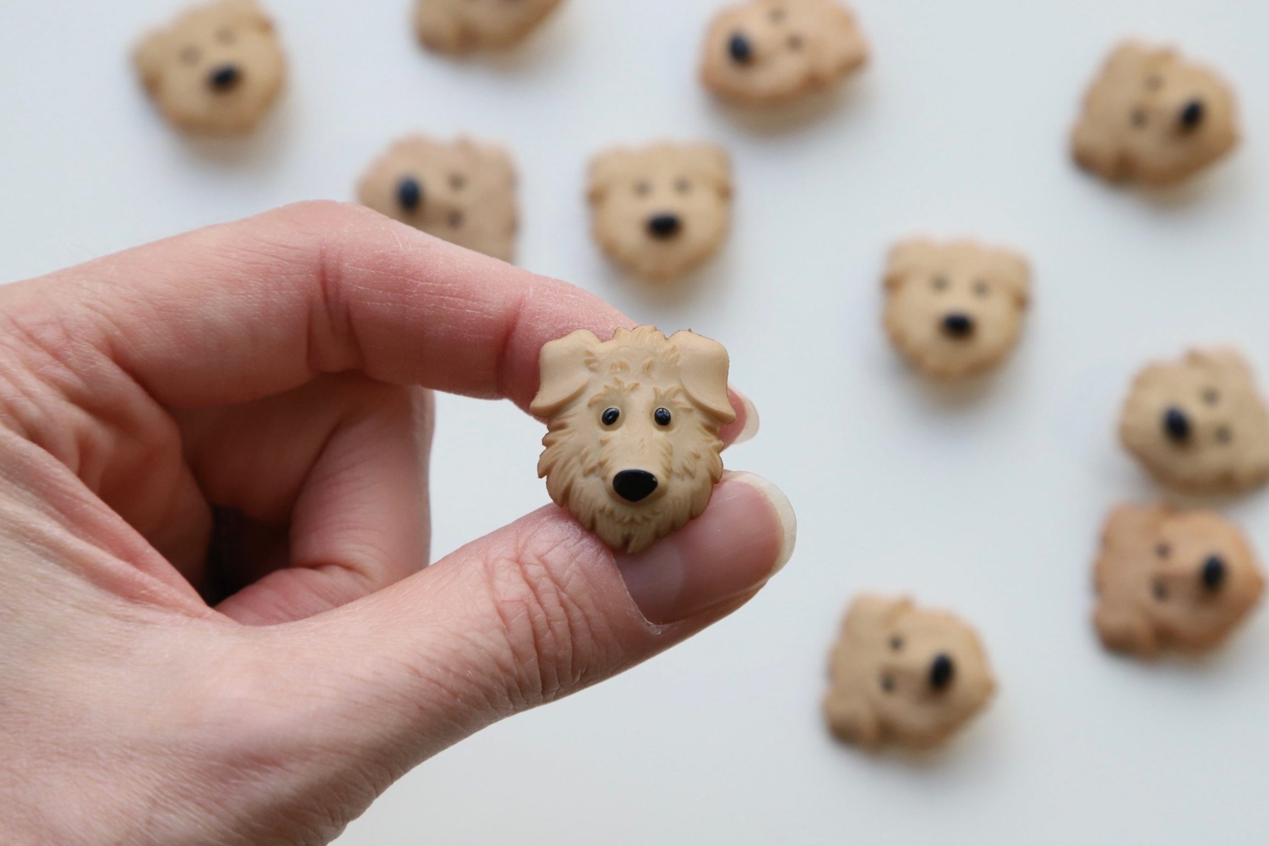 Dog Buttons - 3D Novelty Dogs | Dot To Dot Studio