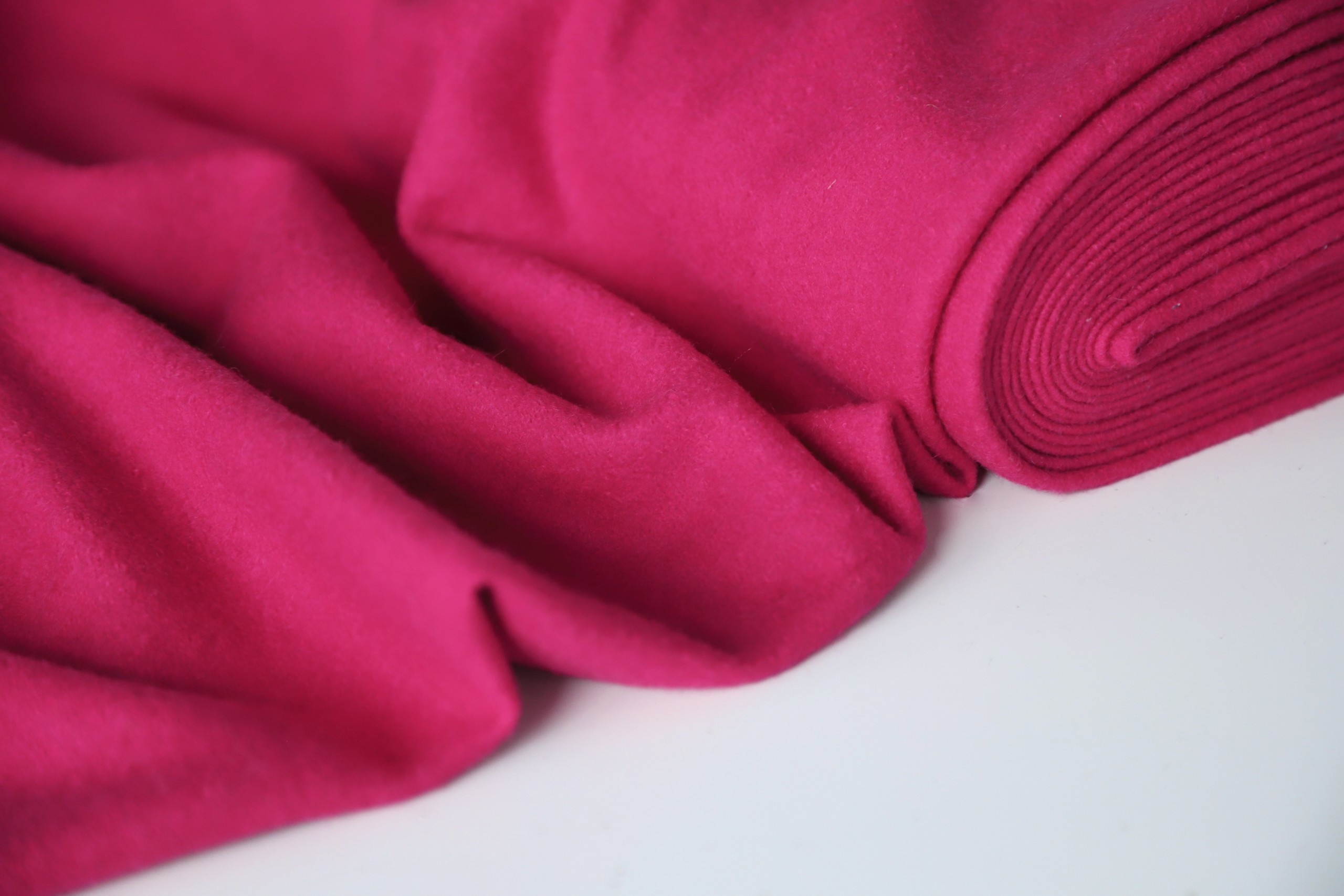Boiled Wool Mix - Hot Pink | Dot To Dot Studio