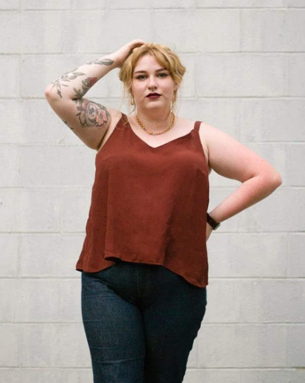 Ogden Cami Paper Sewing Pattern - True Bias - 14-30 - Dot To Dot Studio