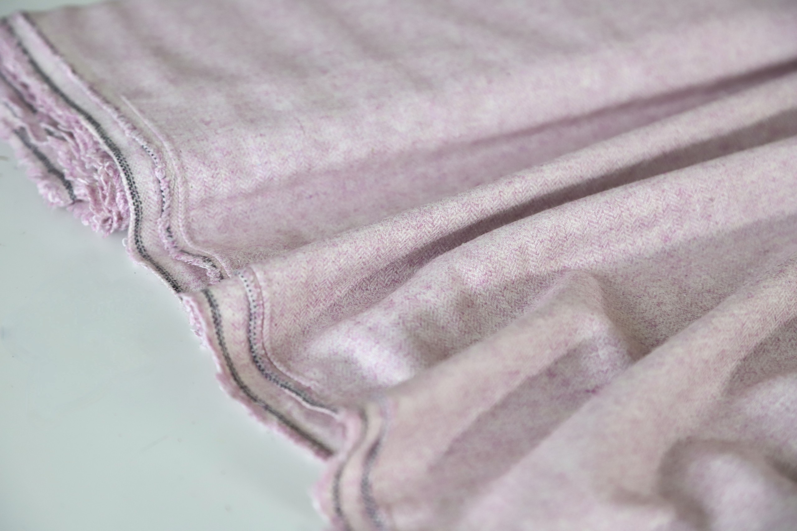 Lilac Herringbone Tweed - Dot To Dot Studio