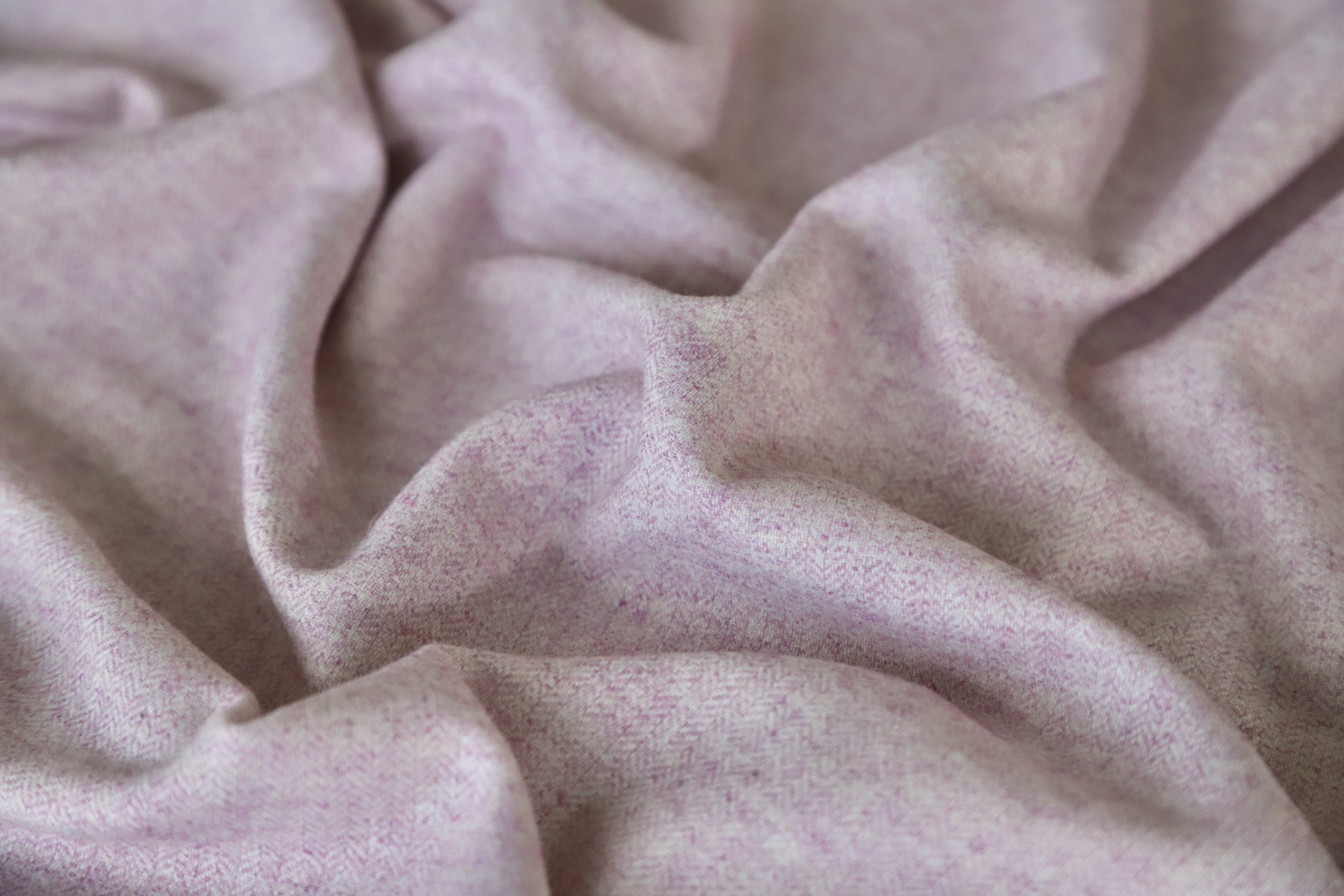 Lilac Herringbone Tweed - Dot To Dot Studio