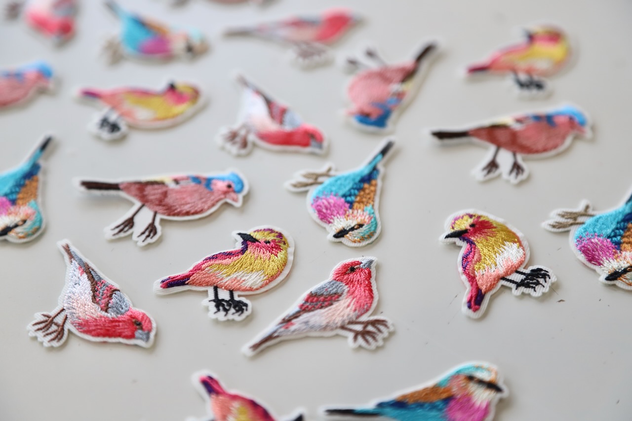 Delicate Bird Patches - Dot To Dot Studio