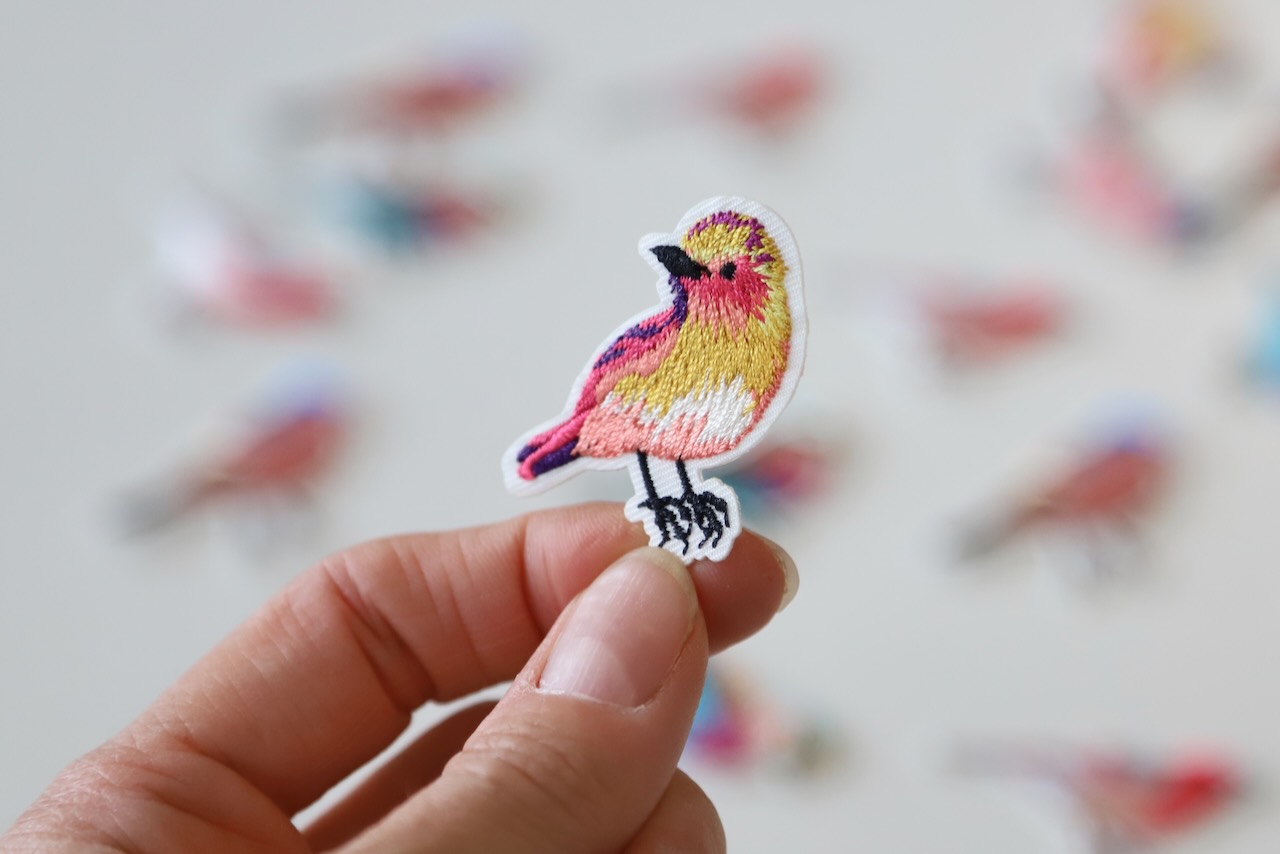 Delicate Bird Patches - Dot To Dot Studio