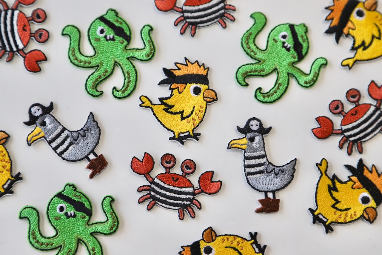 Pirate Friends Patches | Dot To Dot Studio