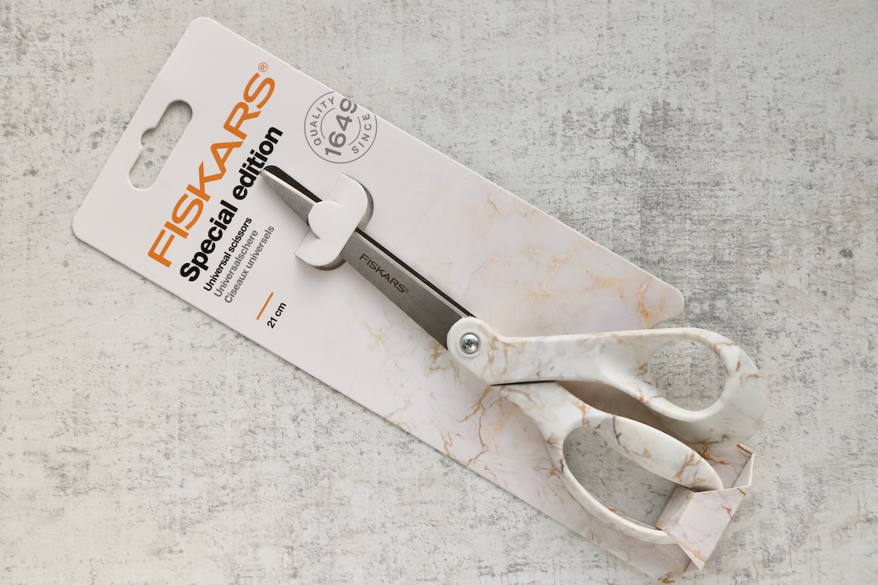 Fiskars Universal Limited Edition Gold Marble Scissors - 21cm | Dot To ...