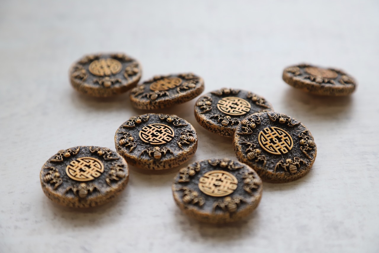 Temple of Doom Buttons - Dot To Dot Studio