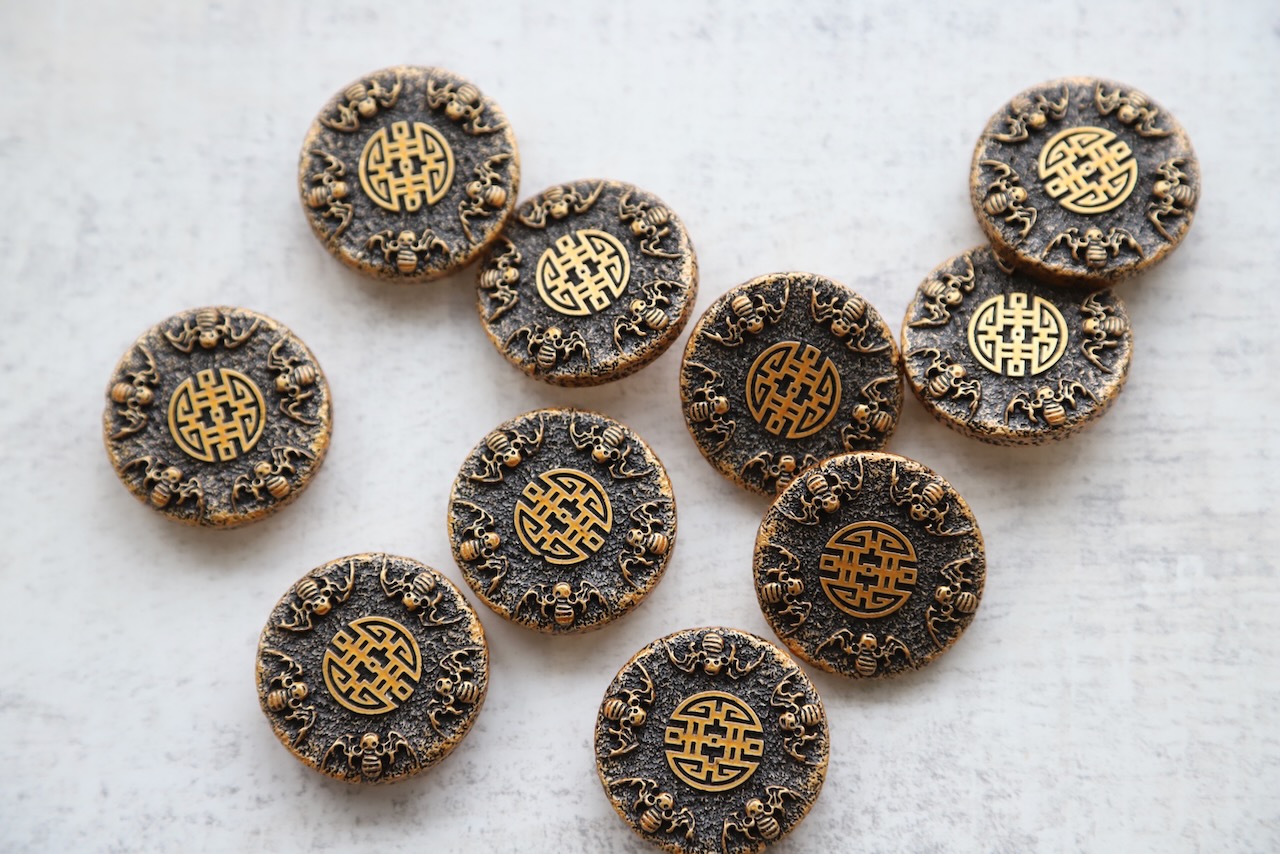 Temple of Doom Buttons - Dot To Dot Studio