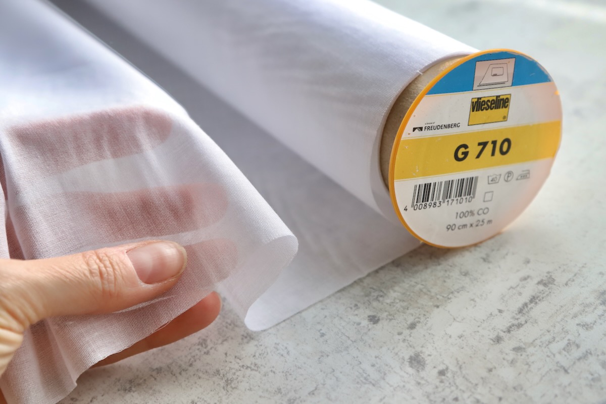 Lightweight Fusible Cotton Interfacing - White - Dot To Dot Studio