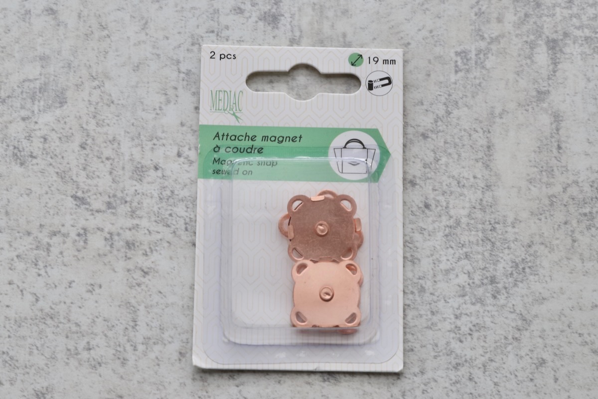 Magnetic Metal Snaps - 19mm - Rose Gold - Dot To Dot Studio