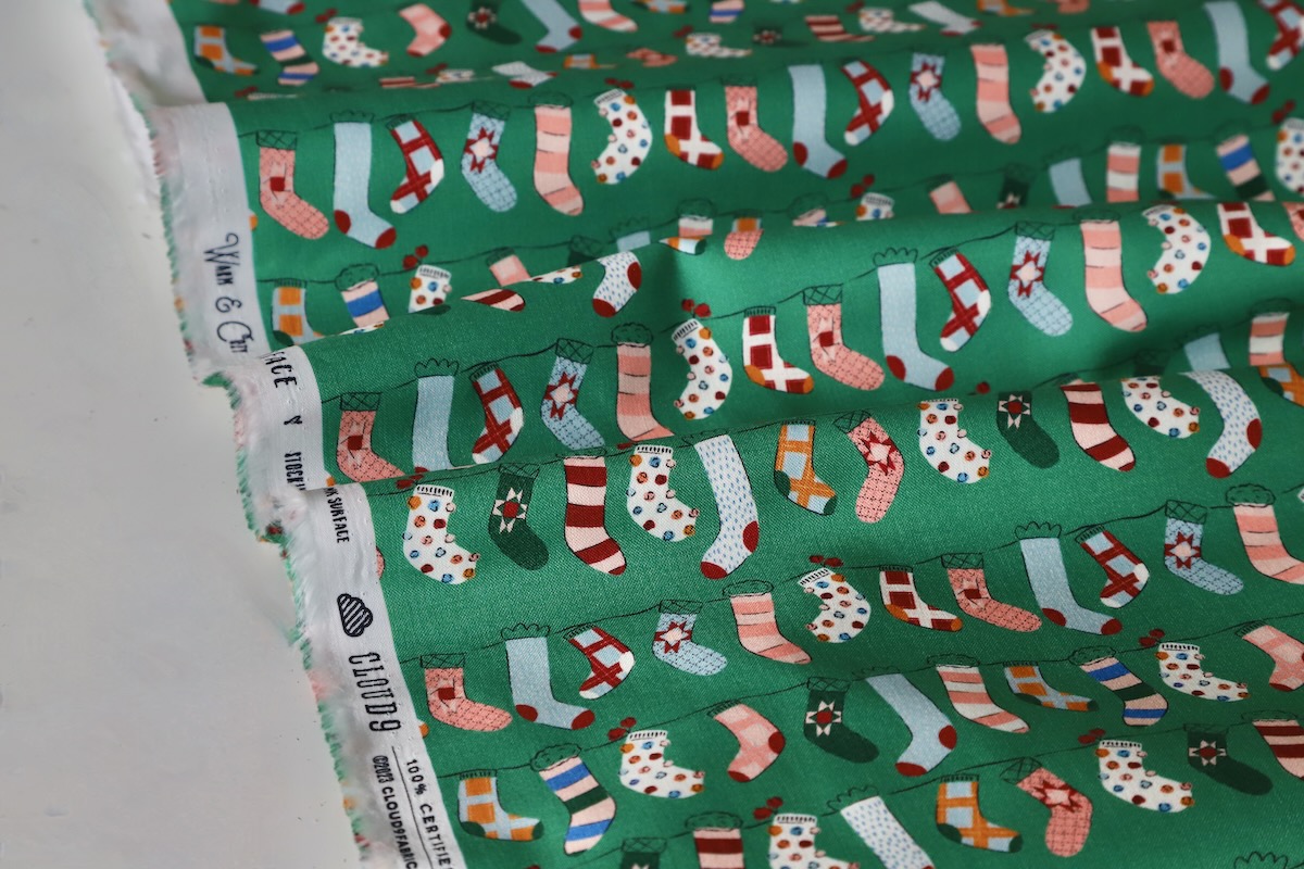 Stockings from Warm and Cozy - Cloud9 Fabrics - Dot To Dot Studio