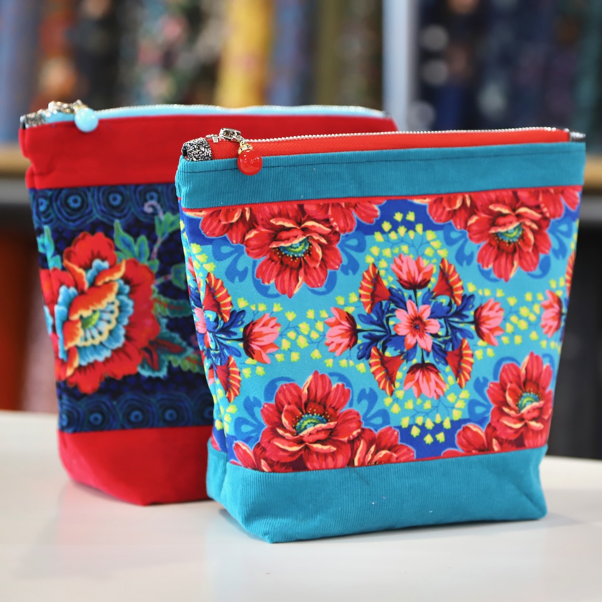 Velvet Zippy Bag Kit 4 - Sugar Skulls | Dot To Dot Studio