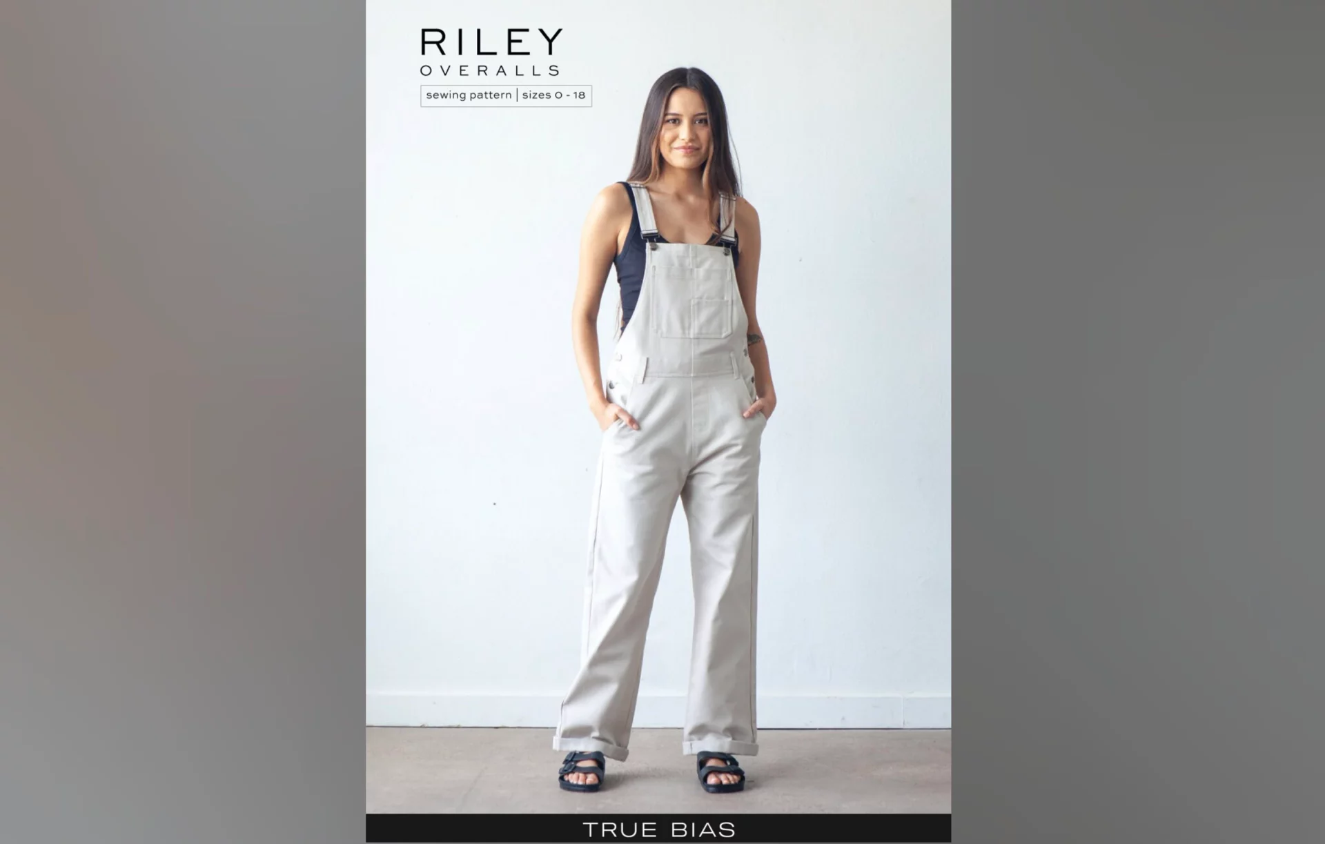 Riley Overalls - True Bias - Size 0-18 | Dot To Dot Studio