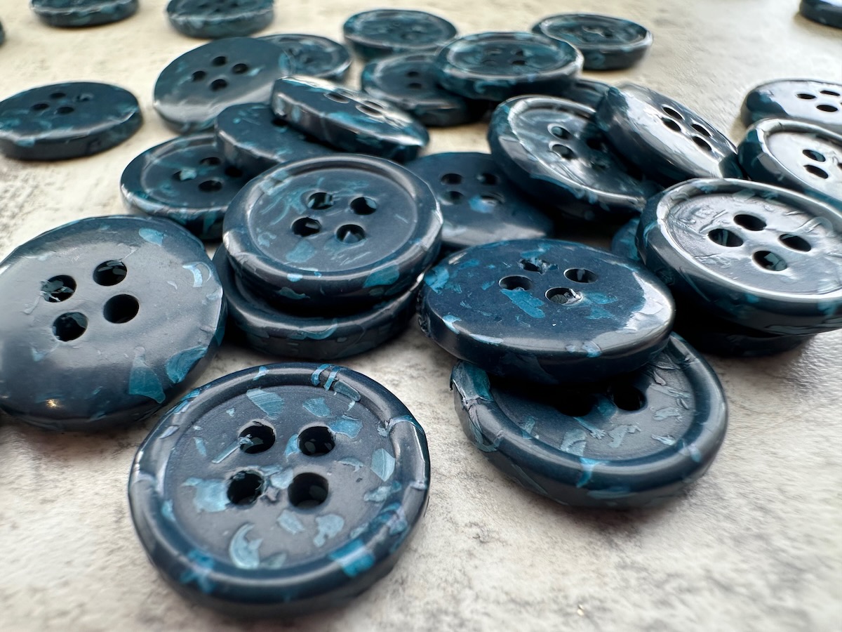 Recycled Bottles Buttons - Teal | Dot To Dot Studio