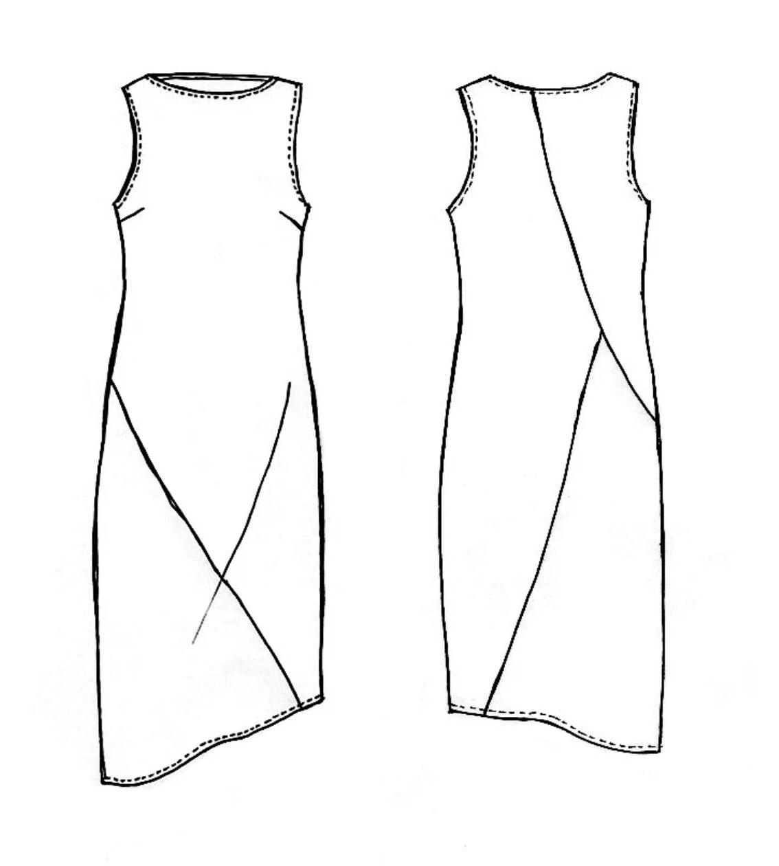 Aida Dress - Tessuti Fabrics - Size 16-22 (AUS) - Paper Pattern | Dot ...